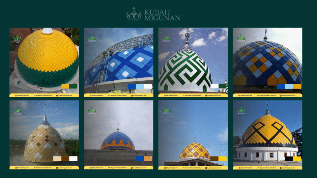 Tips Ampuh Memilih Desain dan Warna Kubah Masjid yang Bagus
